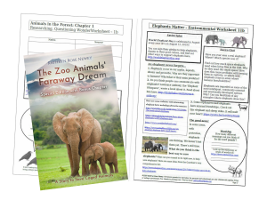 'Elephants Matter' Eco-Worksheets and Poster - Kathryn Rose Newey